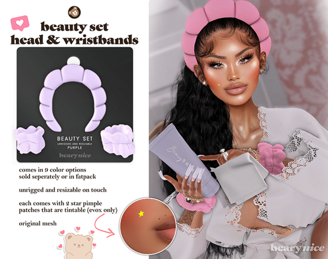 Second Life Marketplace - beary.// beauty set - FATPACK